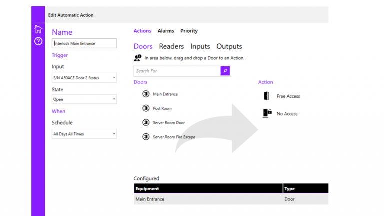 EntroStar Access Control and Interlock Configuration | Remsdaq Ltd